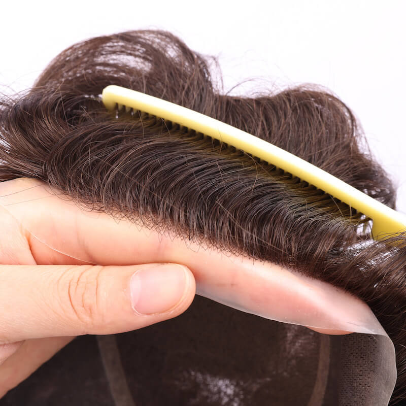 New Australia - Lace center with wide PU around men toupee from direct ...