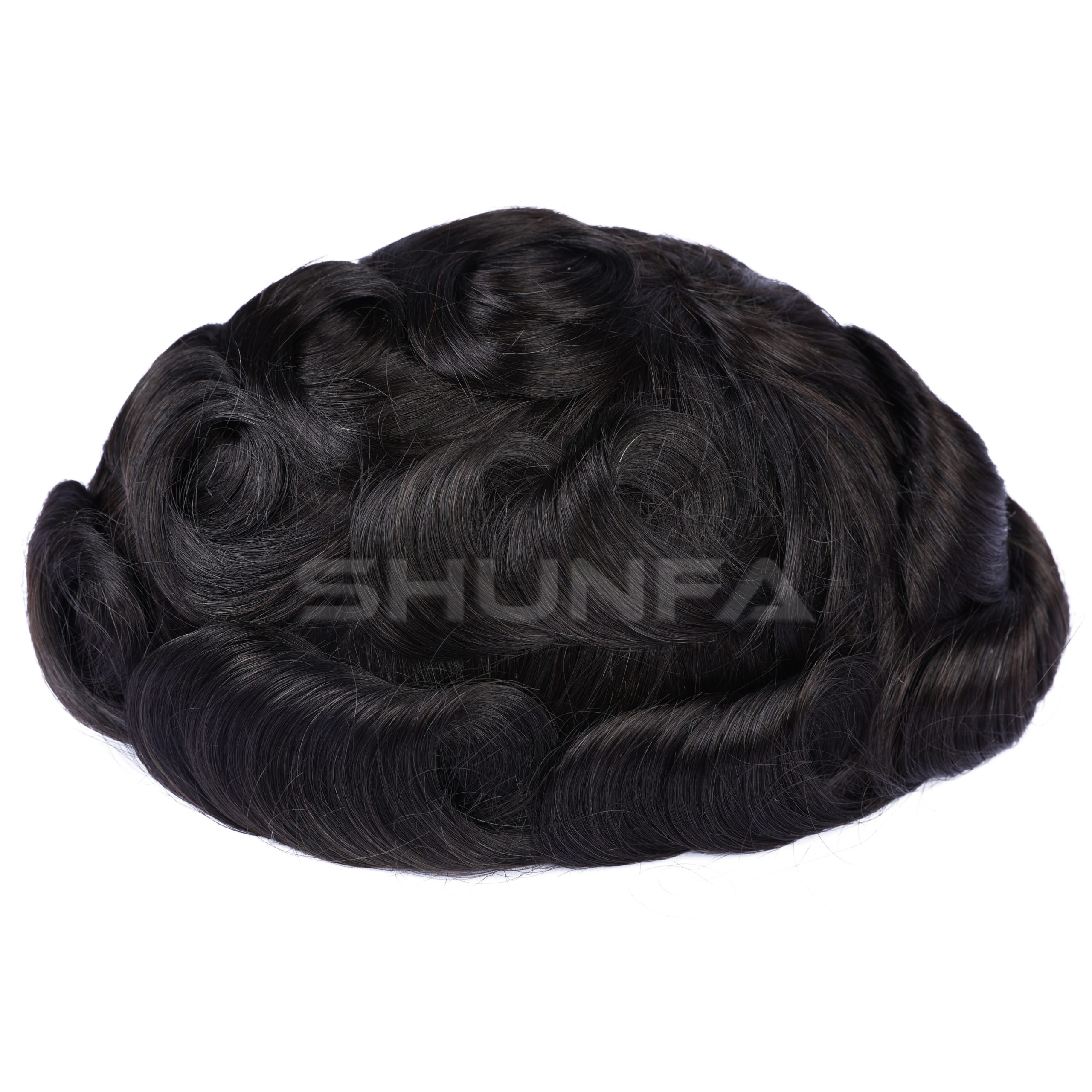 hollywood lace with natural looking human hairline Shunfa Hair Replacement