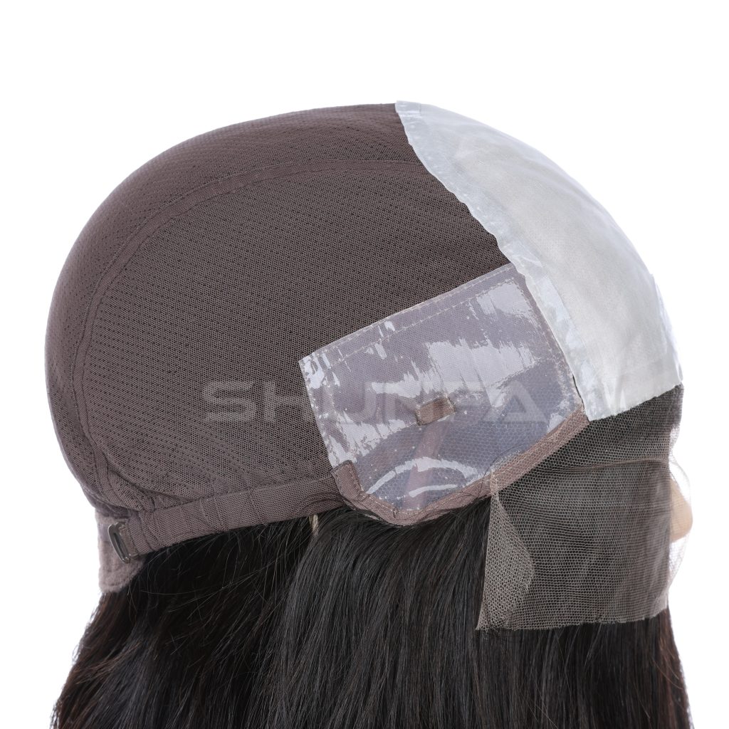 Skin pu eartab with white silk gauze top area for lady wigs Shunfa Hair ...