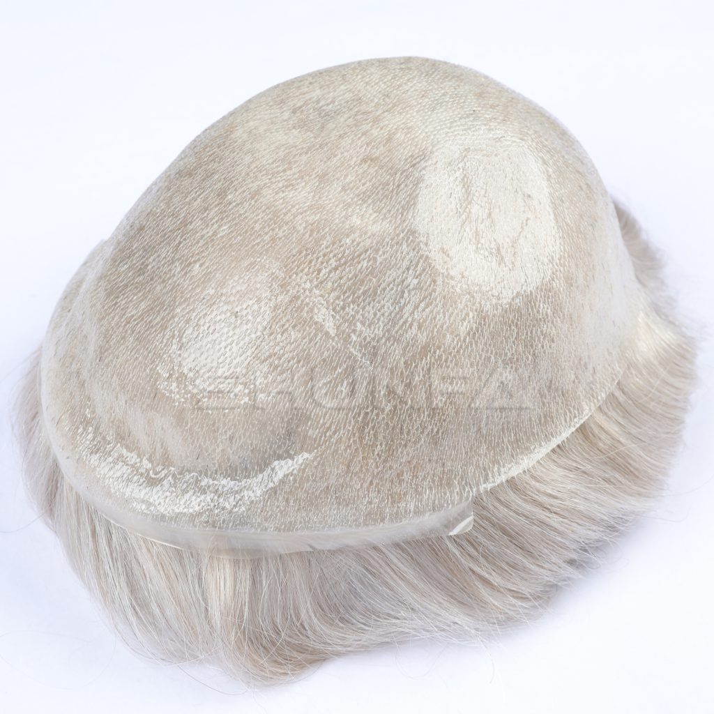 Super thin skin v-loop base toupee for men from direct hair factory ...